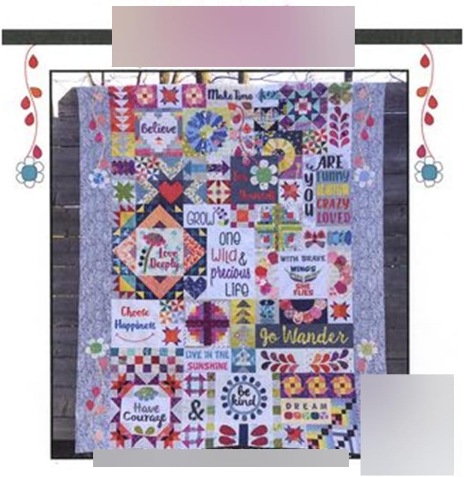 Amazon.com: Rebecca Mae Designs Dear Daughter-BOM Pattern, Purple ...
