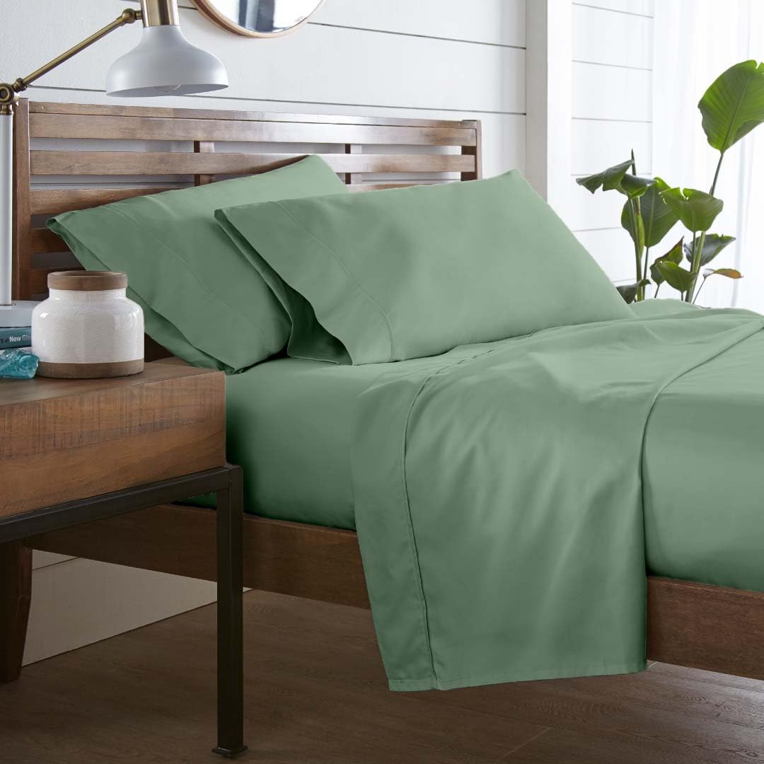 Amazon.com: Westbrooke Lush Sateen 100% Cotton Sheet Set | Queen Size ...