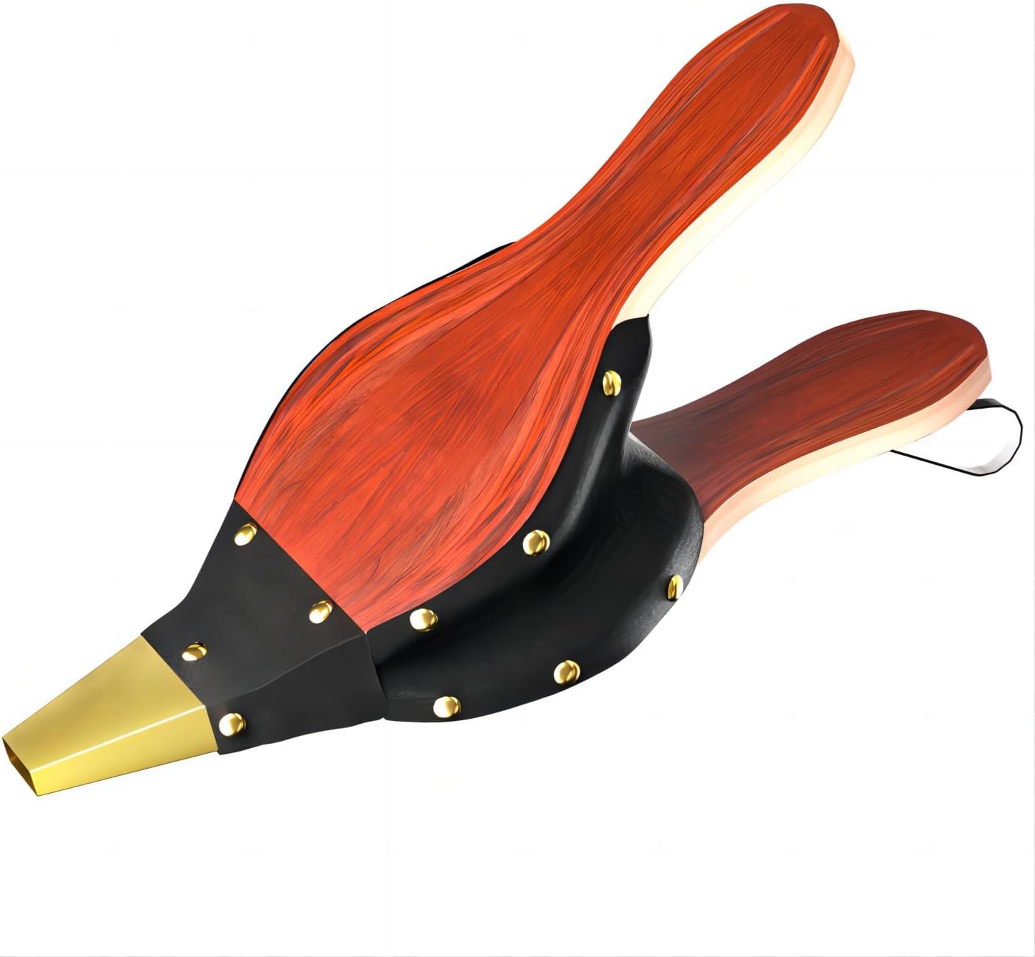 Tebery 17" x 7.5" Wooden Bellows, Lighter Fireplace Blower, Brown ...