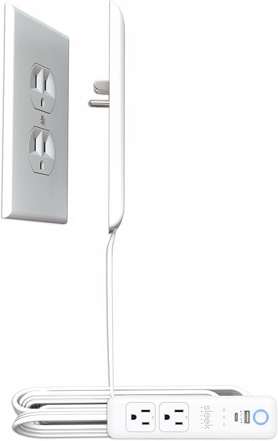 Amazon.com: Smart Sleek Socket: Universal Outlet Concealer with Wi-Fi ...
