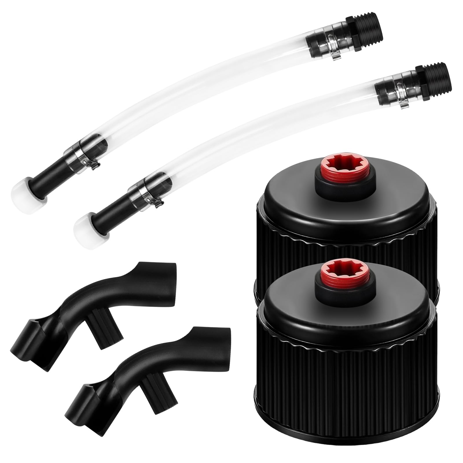 Amazon.com: 2 Pack Racing Fuel Jug Hose kits, Gas Cans Hose with X ...