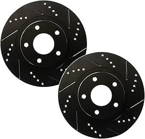 Amazon.com: Max Advanced Brakes Rear Brake Rotors Compatible With 2015 2016 2017 2018 2019 2020 ...