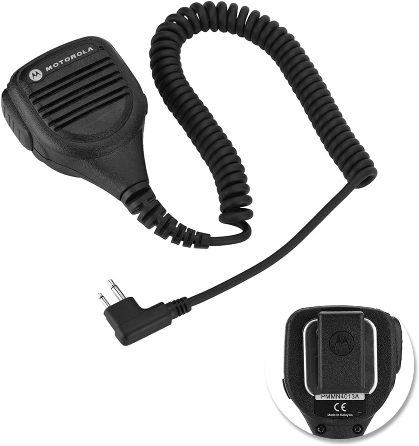 Microfono con altoparlante portatile per Motorola Walkie Talkie, jack ...