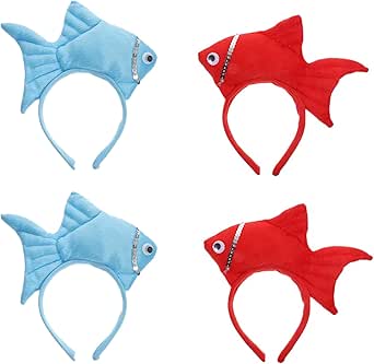 Amazon.com: LUOZZY 4 PCS Fish Goldfish Headband Marine Life Sea Animal ...