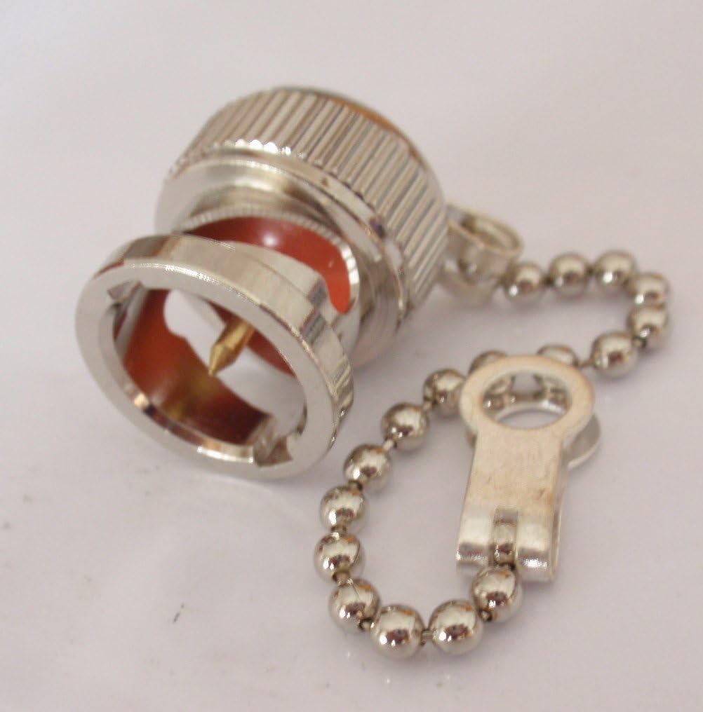 Amazon.com: Saide 5PCS BNC RF Connector Dust Cap Plug Male with Male ...