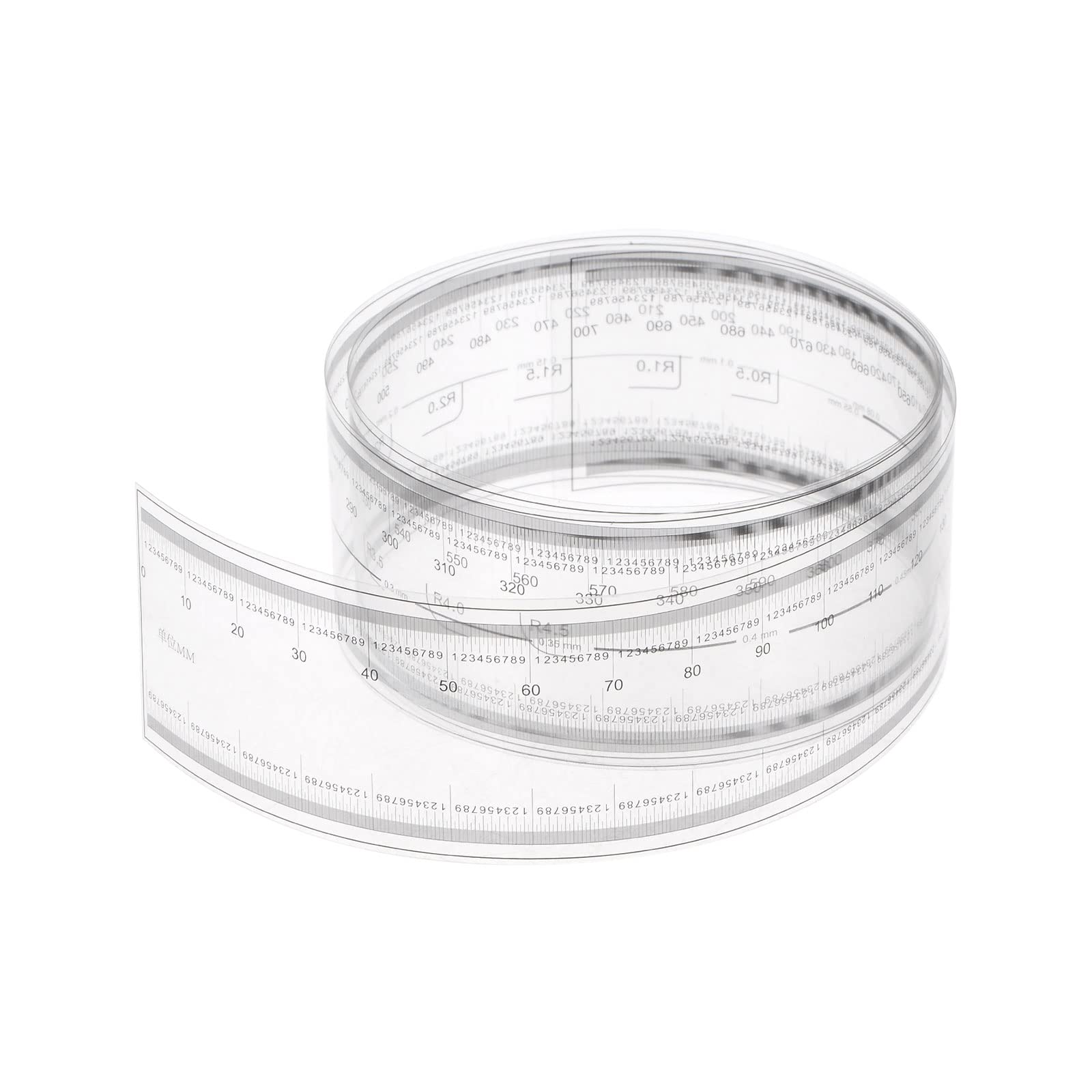 Amazon.com : HARFINGTON Film Flexible Ruler 70cm 0.1mm Scale with R ...