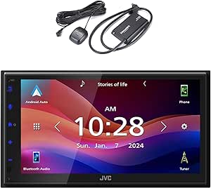 Amazon.com: JVC KW-M595BT Double DIN 6.8" WSVGA LCD Touchscreen Bluetooth USB/AM/FM Stereo ...