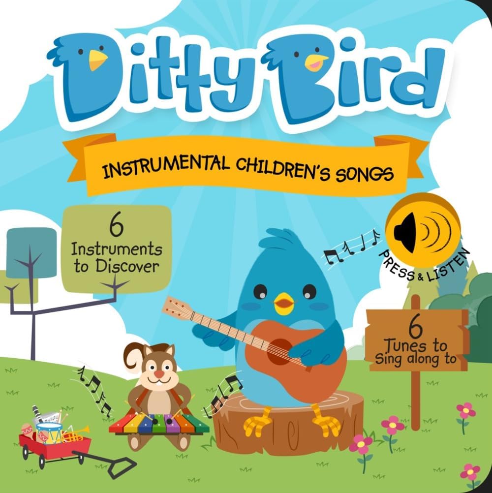 Amazon.com: Ditty Bird Musical Books for Toddlers | Fun Instruments ...
