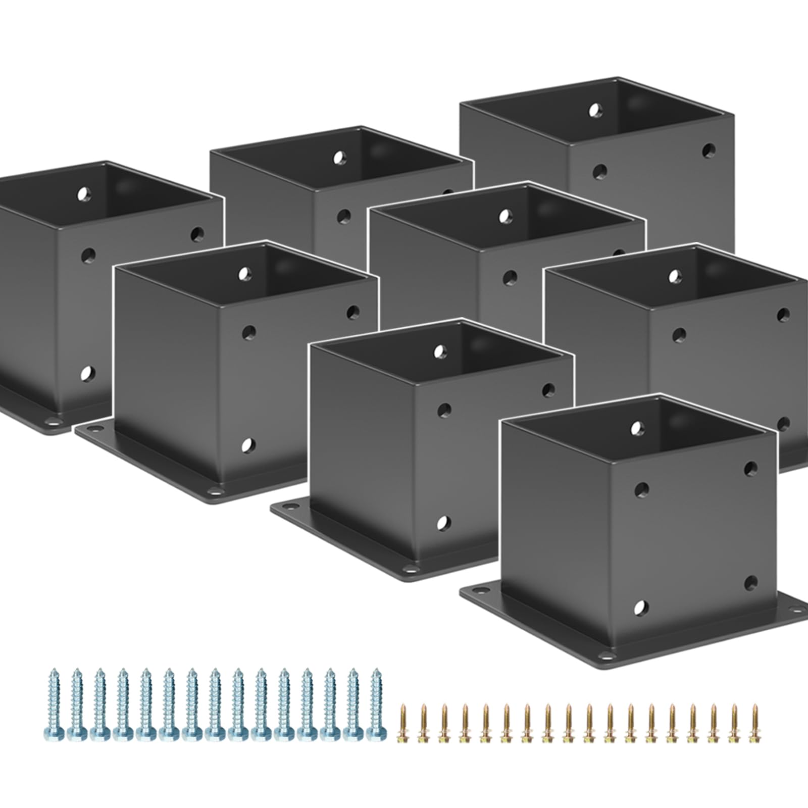 Snapklik.com : Kinchoix 8pc 4 X 4 Post Base
