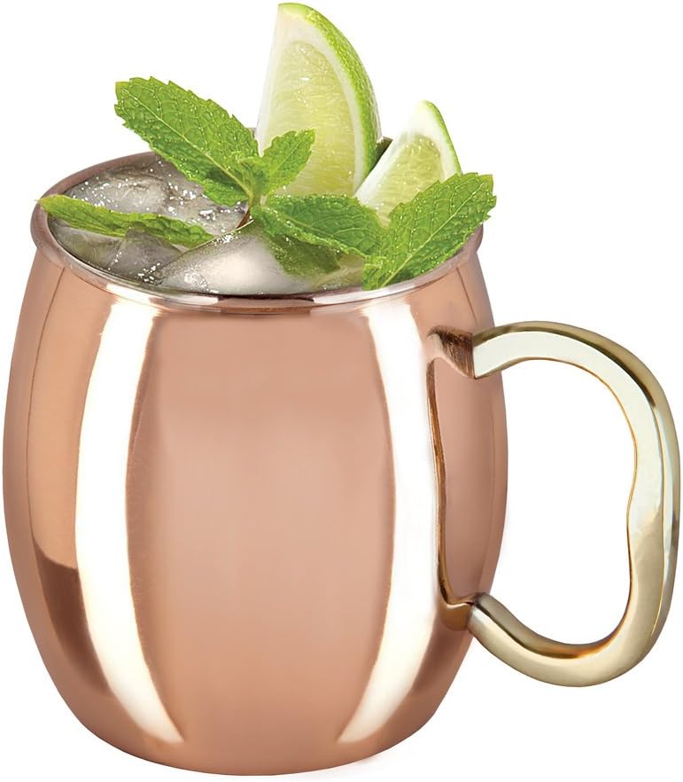 Amazon.com: Klikel 20 Oz. Moscow Mule Mug Cup Stainless Steel With ...