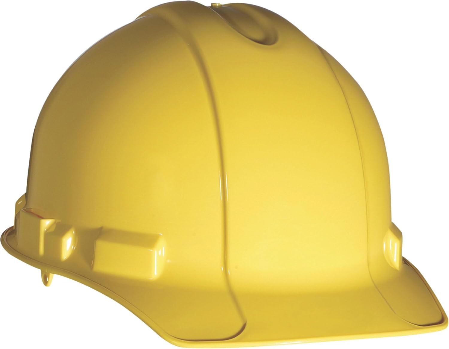 3M Non-Vented Hard Hat with Ratchet Adjustment, Medium, Yellow ...