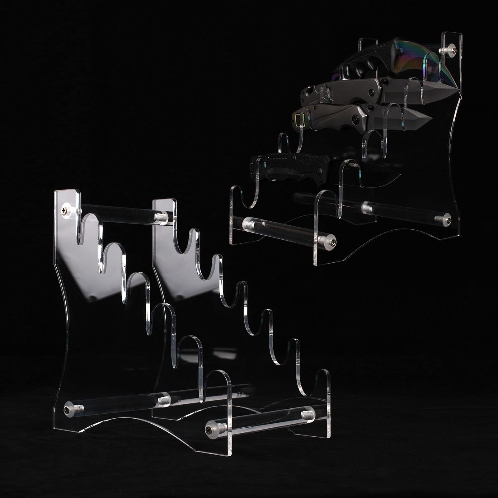 Snapklik.com : Knife stand,Knife Display Stand, Knife Display Case ...