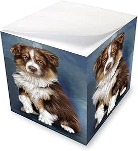 Amazon.com : Australian Shepherd Dog Note Cube : Office Products