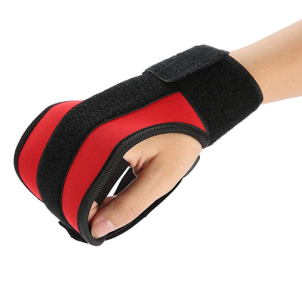 Amazon.com: Finger Gloves, Black Auxiliary Fixed Gloves Training ...