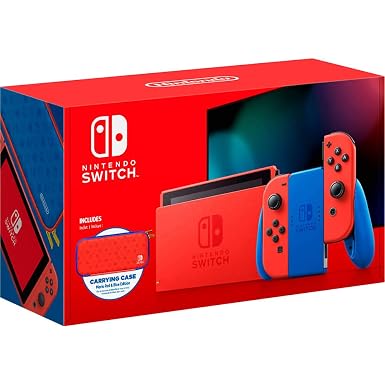 Amazon.com: Nintendo Switch - Mario Red & Blue Edition - Switch : Video ...