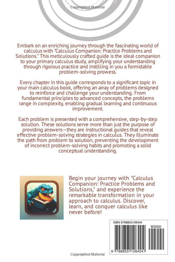 Snapklik.com : Calculus Companion: Practice Problems And Solutions