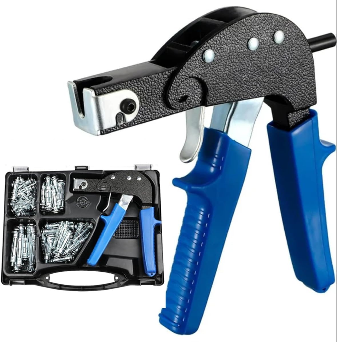 Amazon.com: Wall Anchor Setting Tool with 72pcs Molly Bolt Hollow Drive ...