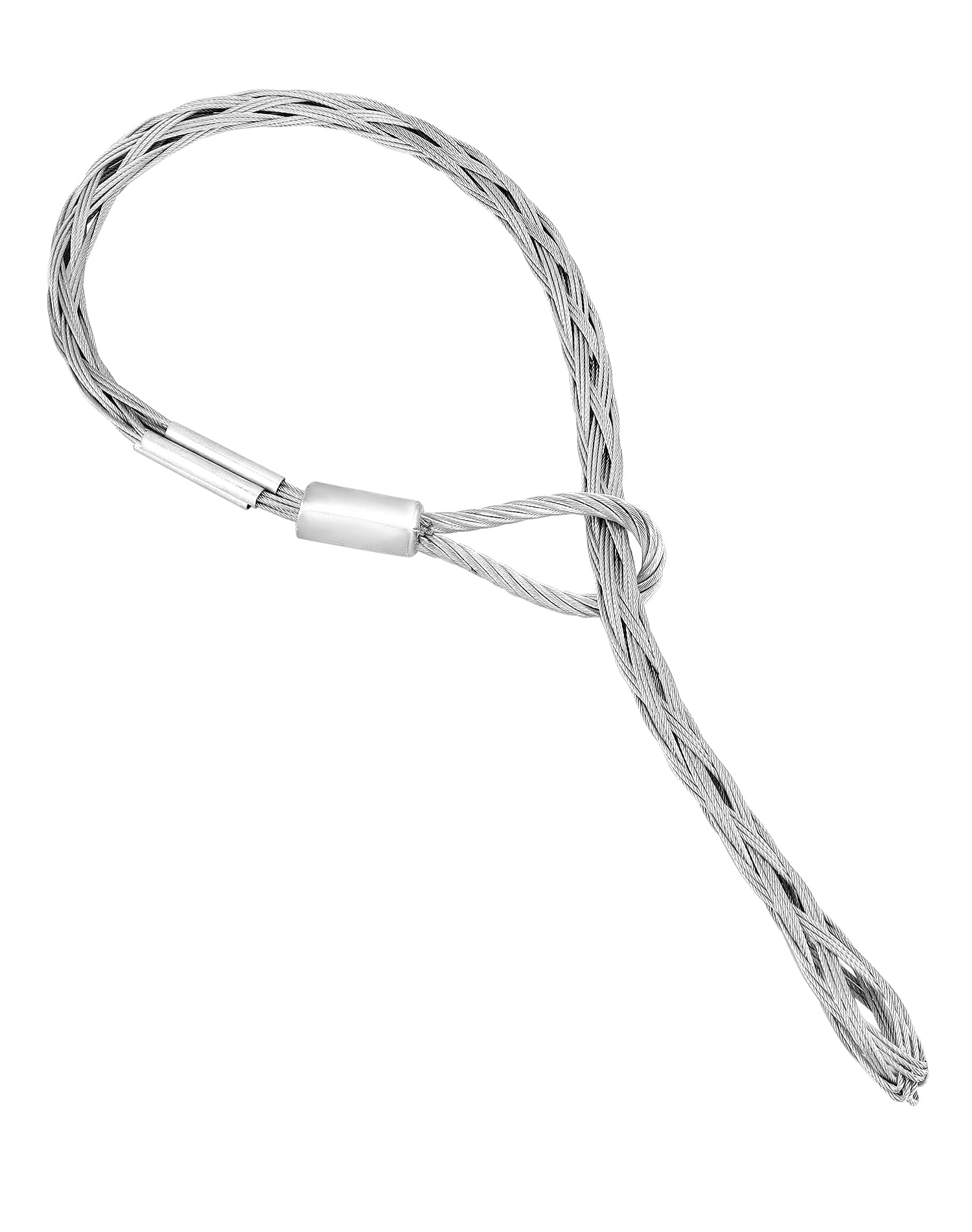 QWORK Cable Pulling Socks Grip, 3306 Lbs Breaking Strength, 3.3 Ft ...