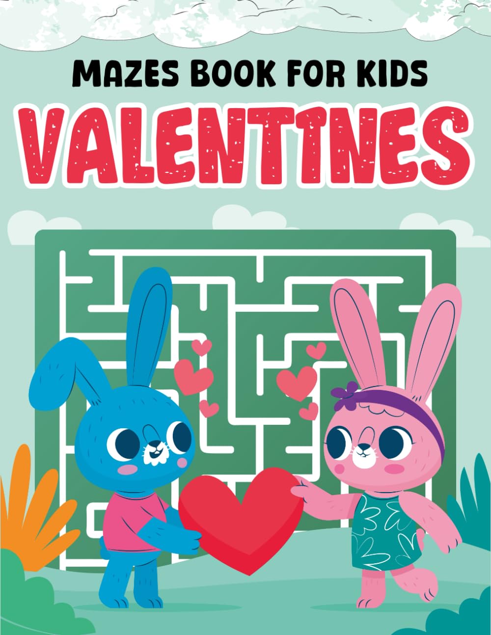 Valentine's Day Gifts Kids: Valentines Mazes Book for Kids: With 99 ...