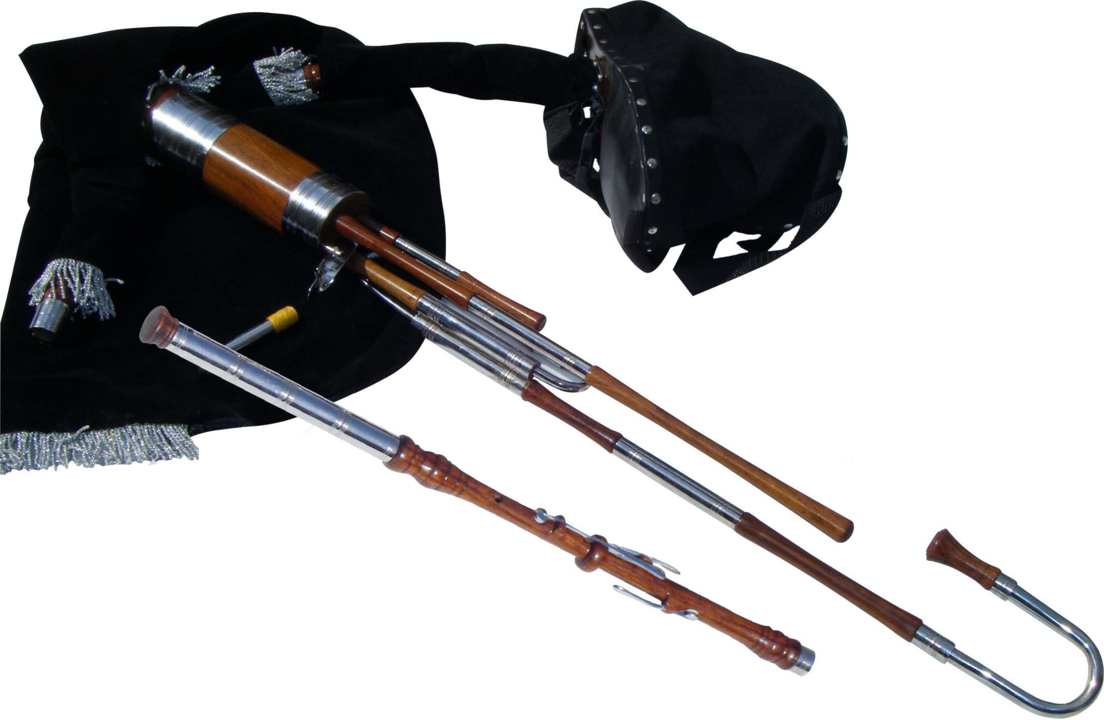 Irish Uilleann Pipes Half Set in D, Student Bagpipe for Beginner ...
