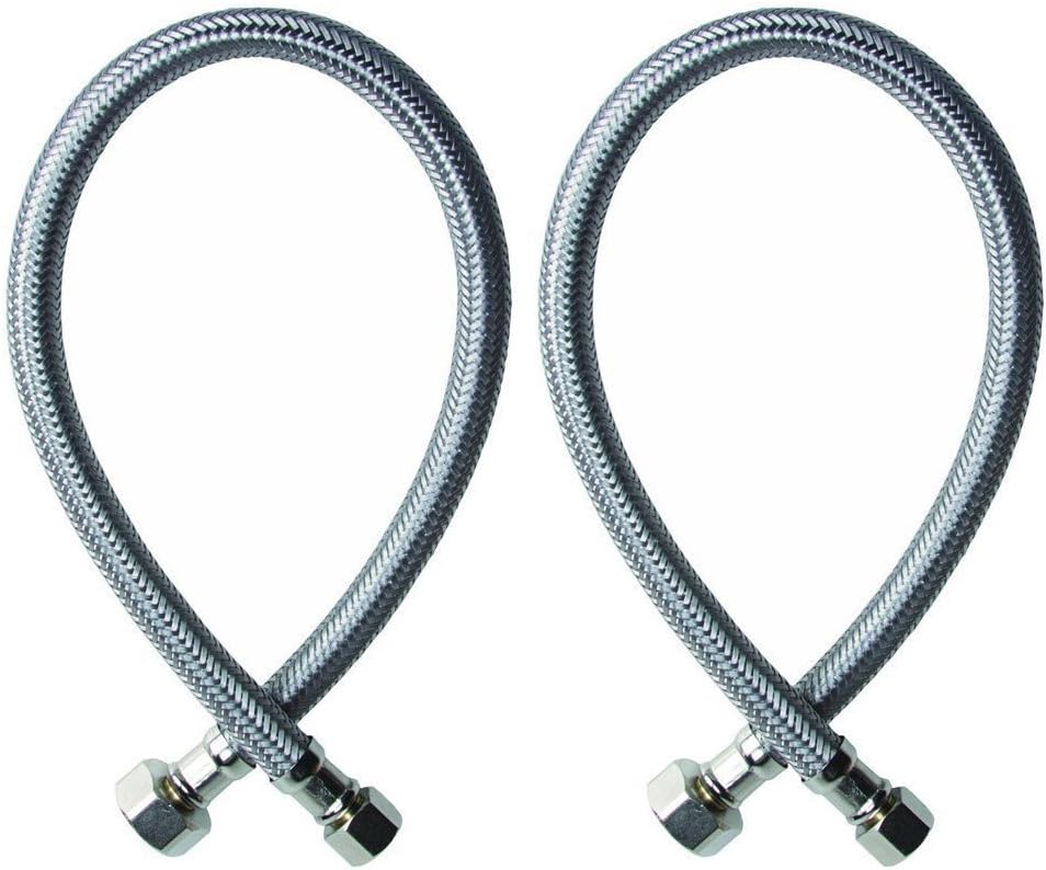 Weirun Extra Long Faucet Supply Lines 59" Length x 3/8" Comp x 1/2" FIP ...
