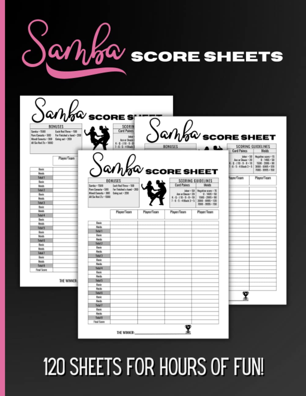 Samba Score Sheets: 120 Scorekeeping Pages for Hours of Game Night Fun ...