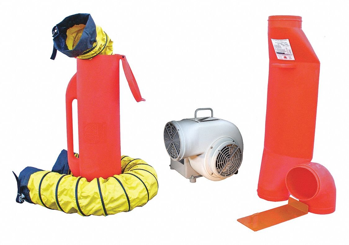 Buy AIR SYSTEMS INTERNATIONAL Centrifugal Confined Space Blower Kit, 1/ ...