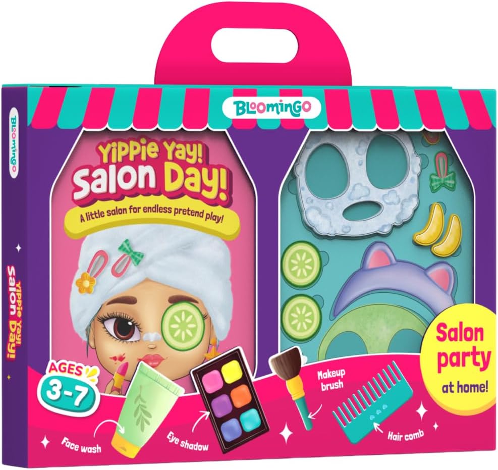 Buy Bloomingo Pretend Play Kit - Yippie Yay! Salon Day : Set Up Your ...