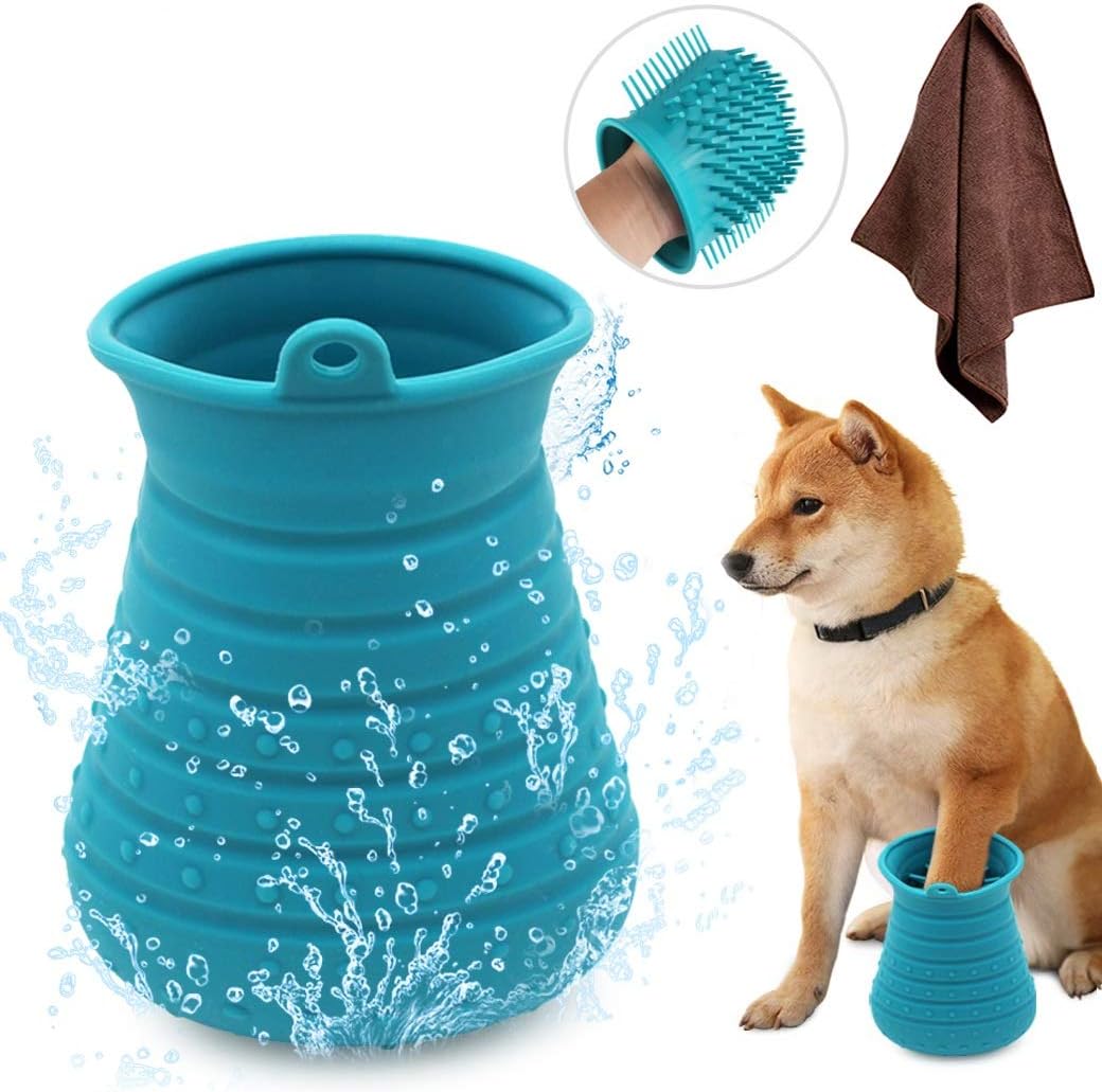 Amazon.com: Doggie Dipper - Portable Dog Paw Cleaner/Washer - Quick ...
