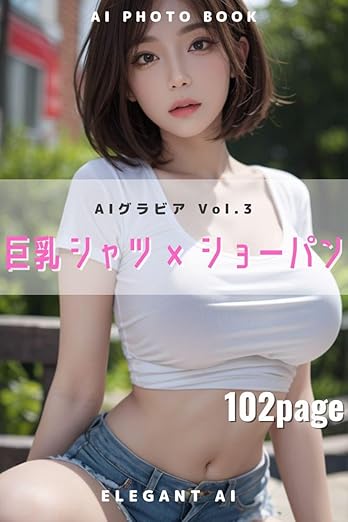 巨乳シャツ×ショーパン AIグラビアVol.3(Elegant AI) | Elegant AI(エレガント アイ) | 写真集 | Kindleストア | Amazon