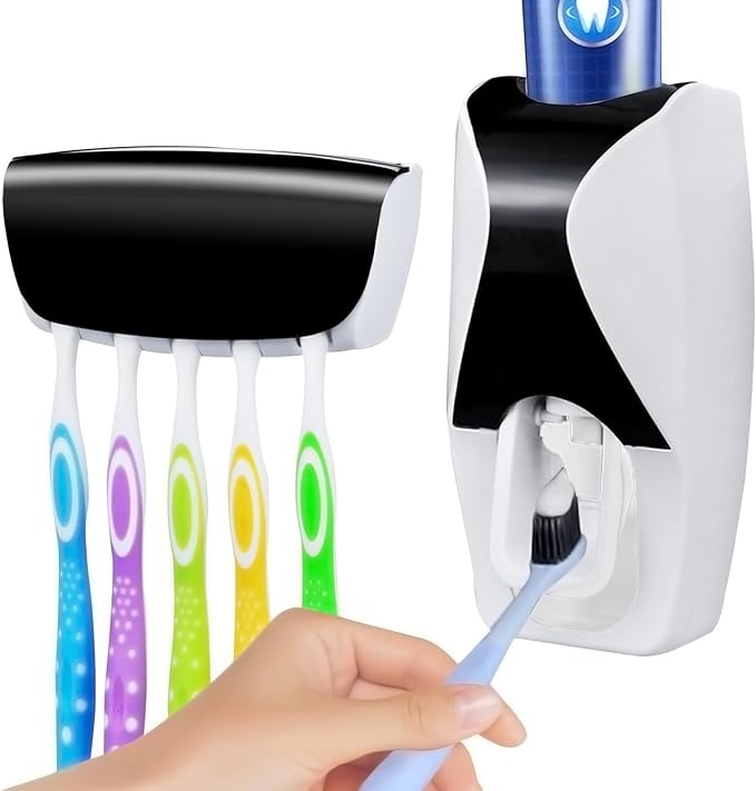 Amazon.com: WAYCOM Dust-Proof Toothpaste Dispenser Toothpaste Squeezer ...