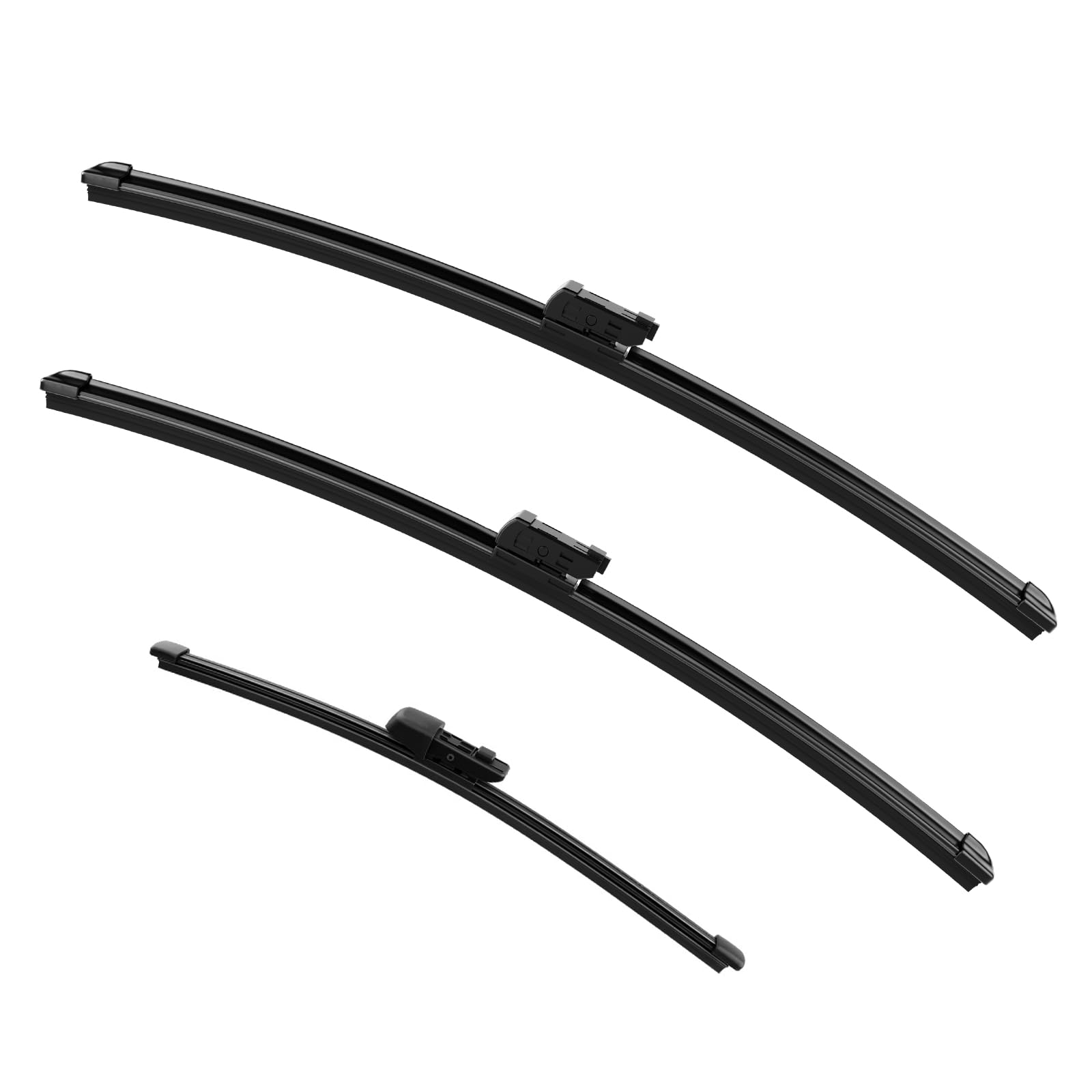 Amazon.com: HULADAED® 26''+22''+12'' Silicone Windshield Wipers ...