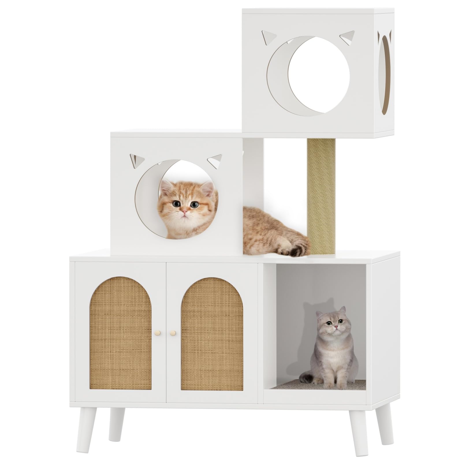 Snapklik.com : Irontar 2-in-1 Cat Tree