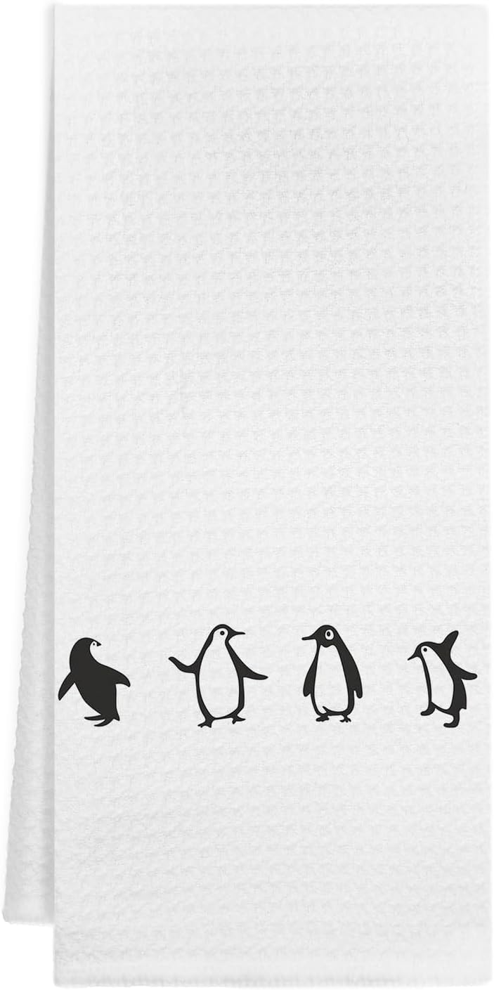 Amazon.com: VIIJJUE Penguin Gifts Bathroom Decor Hand Towels for ...