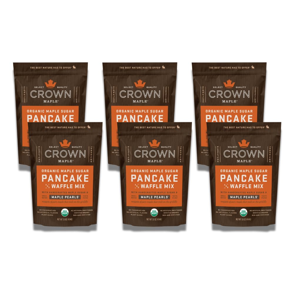BBD:06/2026- Crown Maple Organic Maple Sugar Pancake and Waffle Mix ...