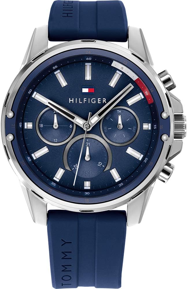 Tommy Hilfiger Herren-Armbanduhr Cool Sport Analog Quarz Silikon ...