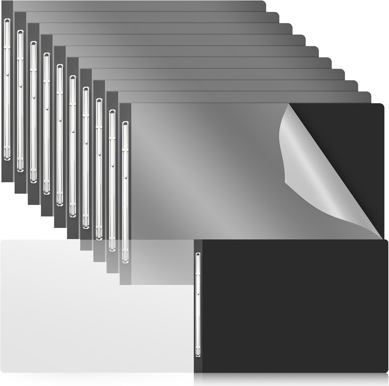 Amazon.com : Zhanmai 10 Pcs 11x17 Inch Clear Front Report Covers, 3 ...