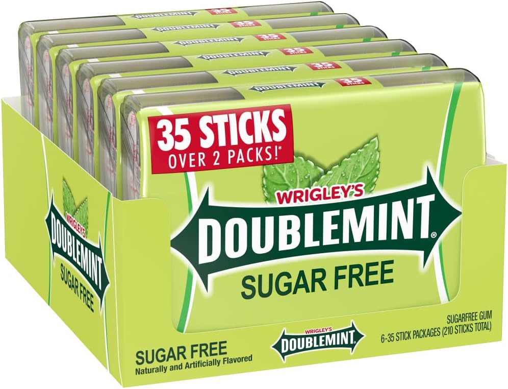 Amazon.com : Wrigley's Doublemint Chewing Gum (15 Count, 12 Pack ...