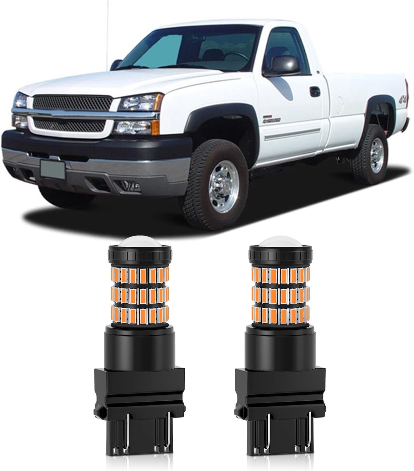 Amazon.com: Grandview 3157 Amber/White Switchback Turn Signal LED Light ...