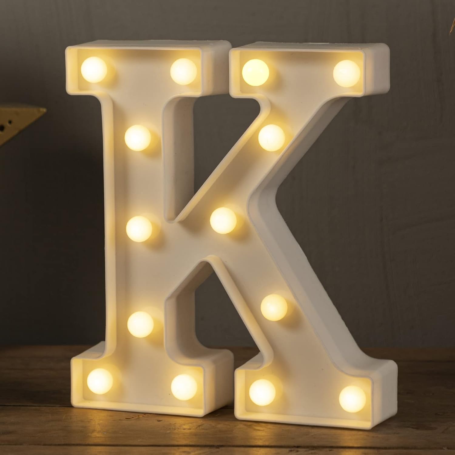 HXWEIYE Light Up Letters LED Marquee Letters Lights Sign 26 Alphabet ...