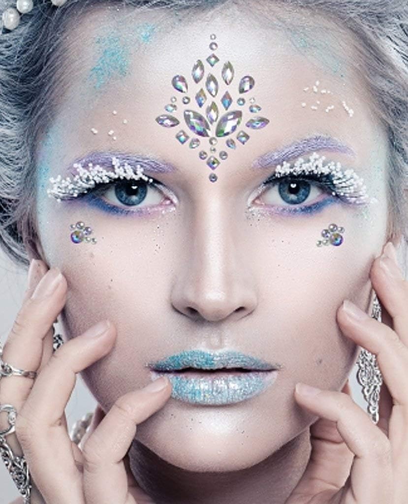 Ice Queen Face Jewels and Glitter Set : Amazon.co.uk: Home & Kitchen