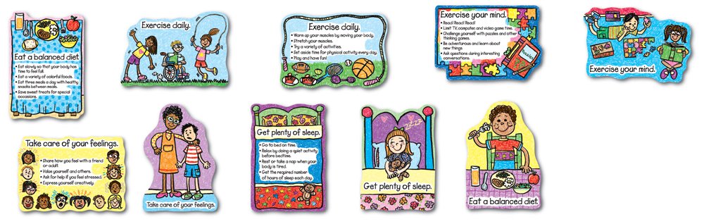 Buy Making Healthy Choices Bulletin Board Set Book Online at Low Prices ...