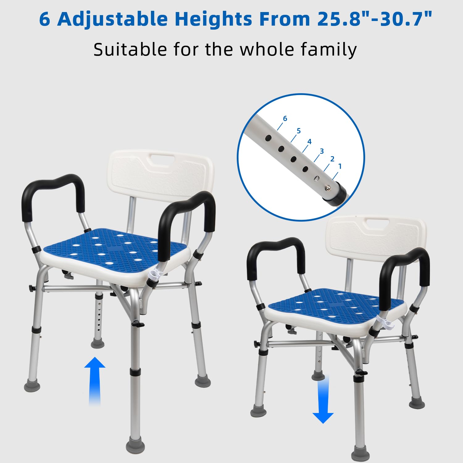 Snapklik.com : ModunDry Shower Chair For Inside Shower,550lbs Heavy ...