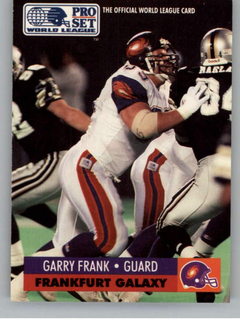 Amazon.com: 1991 Pro Set WLAF Football #60 Garry Frank Frankfurt Galaxy ...