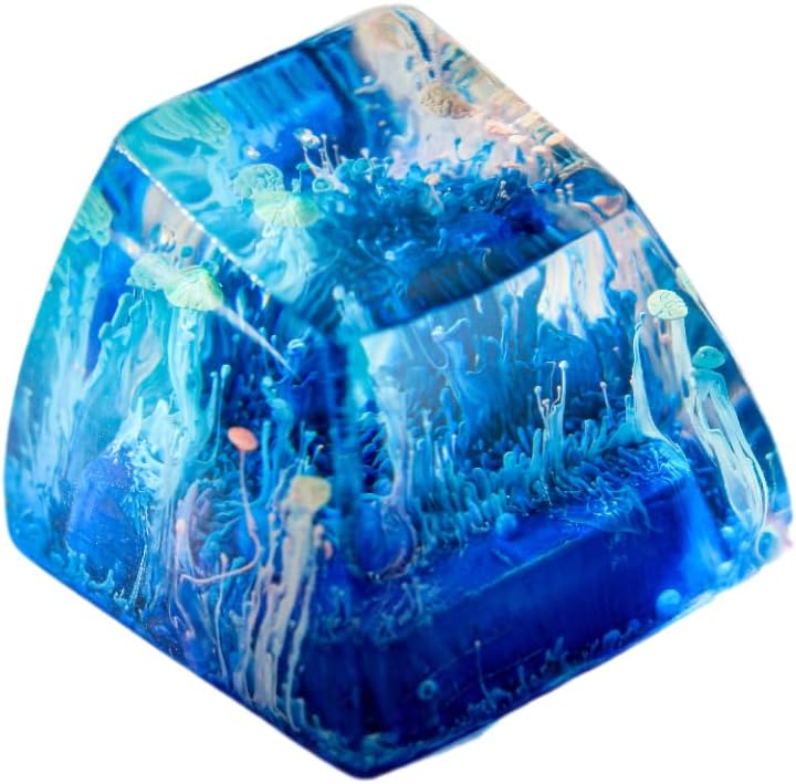 Amazon.com: DATKEY Ocean Coral Artisan Keycap Sea Landscape Resin ...