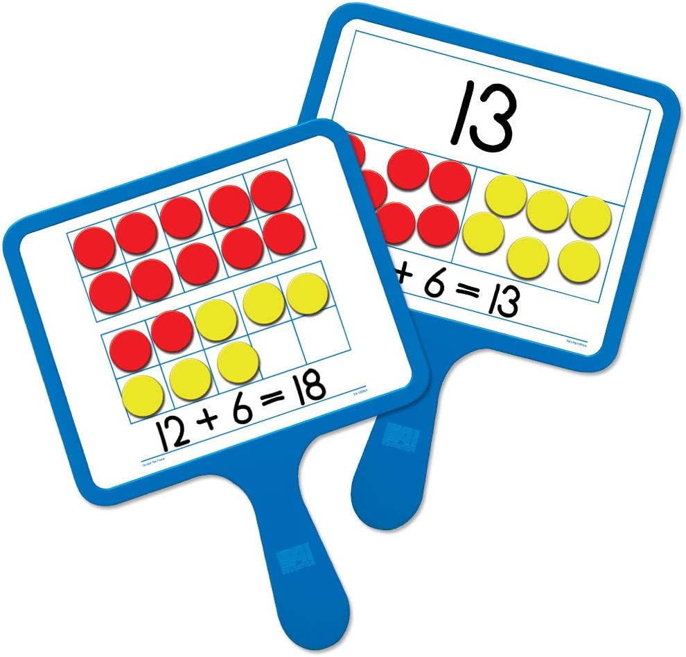 Amazon.com: EAI Education Magnetic Double Ten Frame & Part-Part-Whole ...