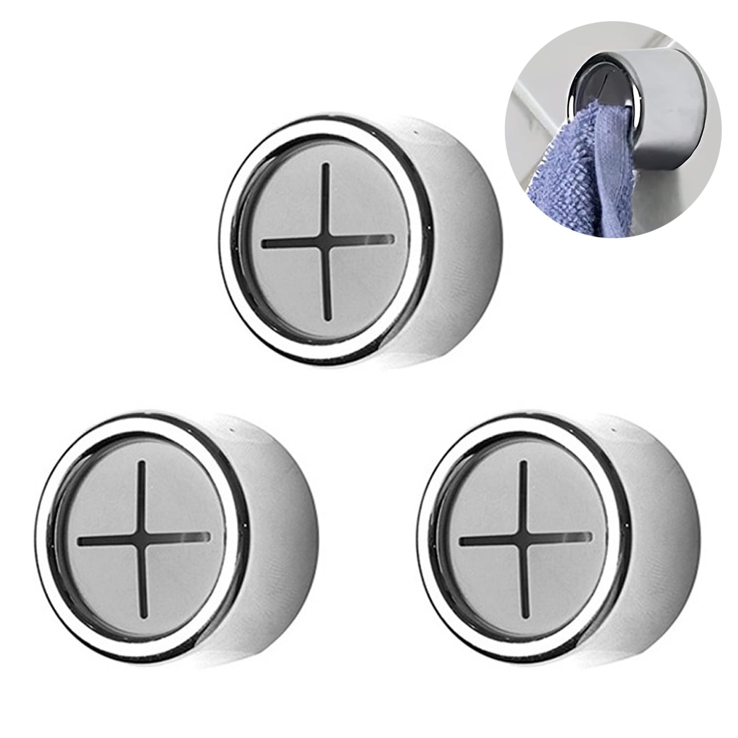 TinyDeer Kitchen Towel Holder, Hand Towel Holder, Round Push Towel ...