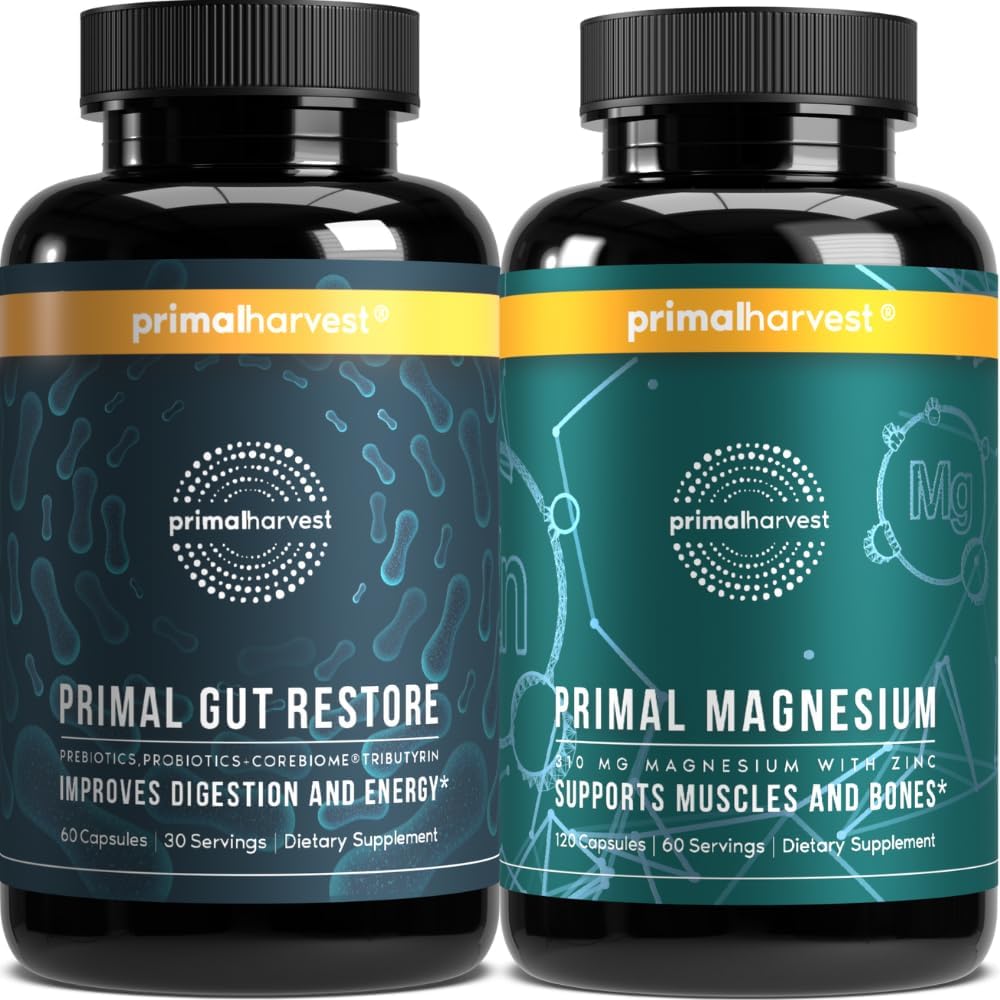 Amazon.com: Primal Harvest Primal Gut Restore and Primal Magnesium ...