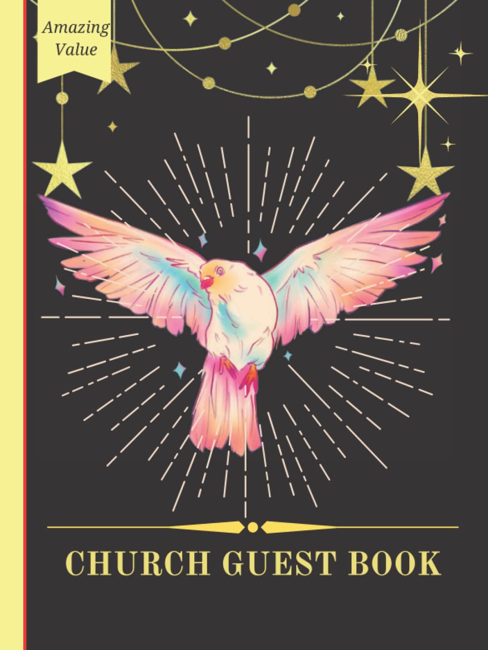 Church Guest Book Hardcover: Church Guest Book, for church visitors ...