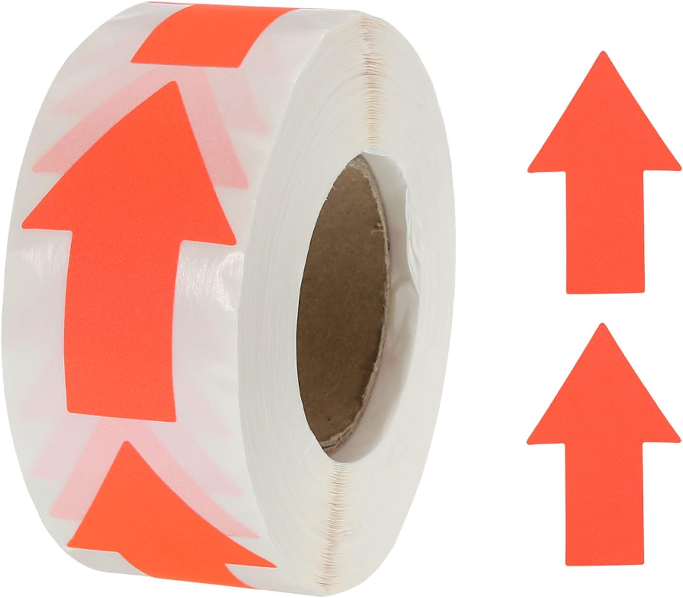 sourcing map Arrow Sticker Labels 500 Count/Roll 1.3x2 Inch Fluorescent ...